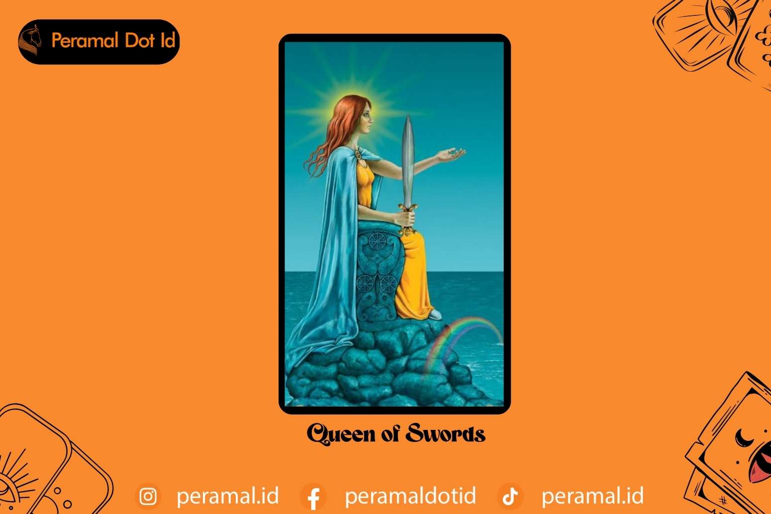 Arti Kartu Queen of Swords - Situs Peramal Indonesia